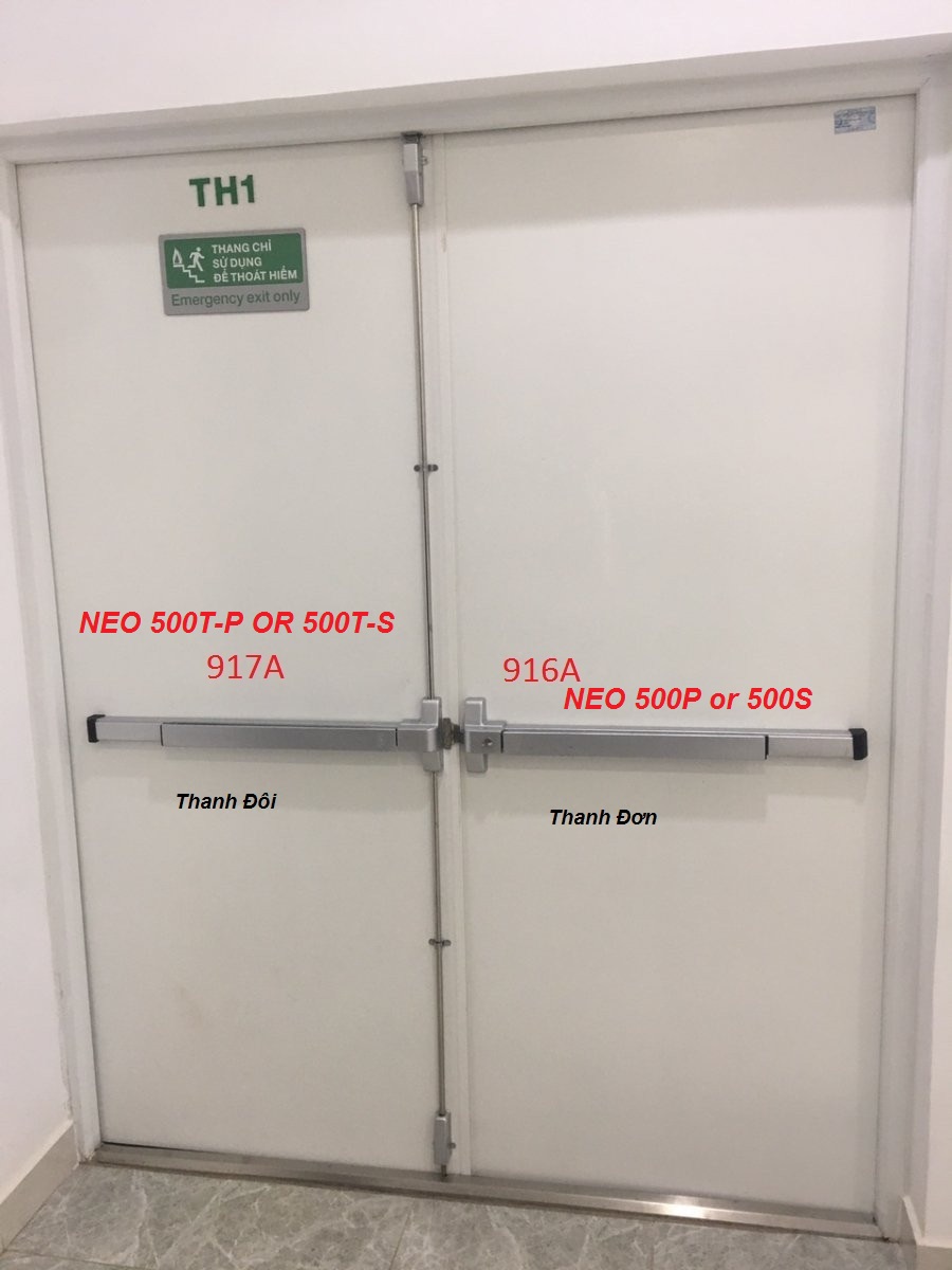 THANH THOÁT HIỂM NEO 500T-S – KHÓA CỬA SÀI GÒN – KHÓA VÀ PHỤ KIỆN CỬA